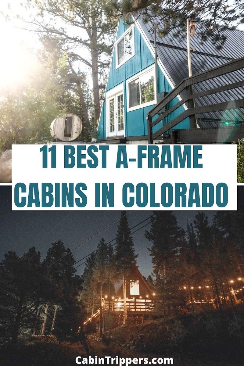 9 Incredible A-Frame Cabin Rentals in Colorado - Cabin Trippers